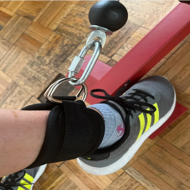 Cable Ankle Straps Double D-Ring Ankle Cuffs For Gym Workouts Glutes ...