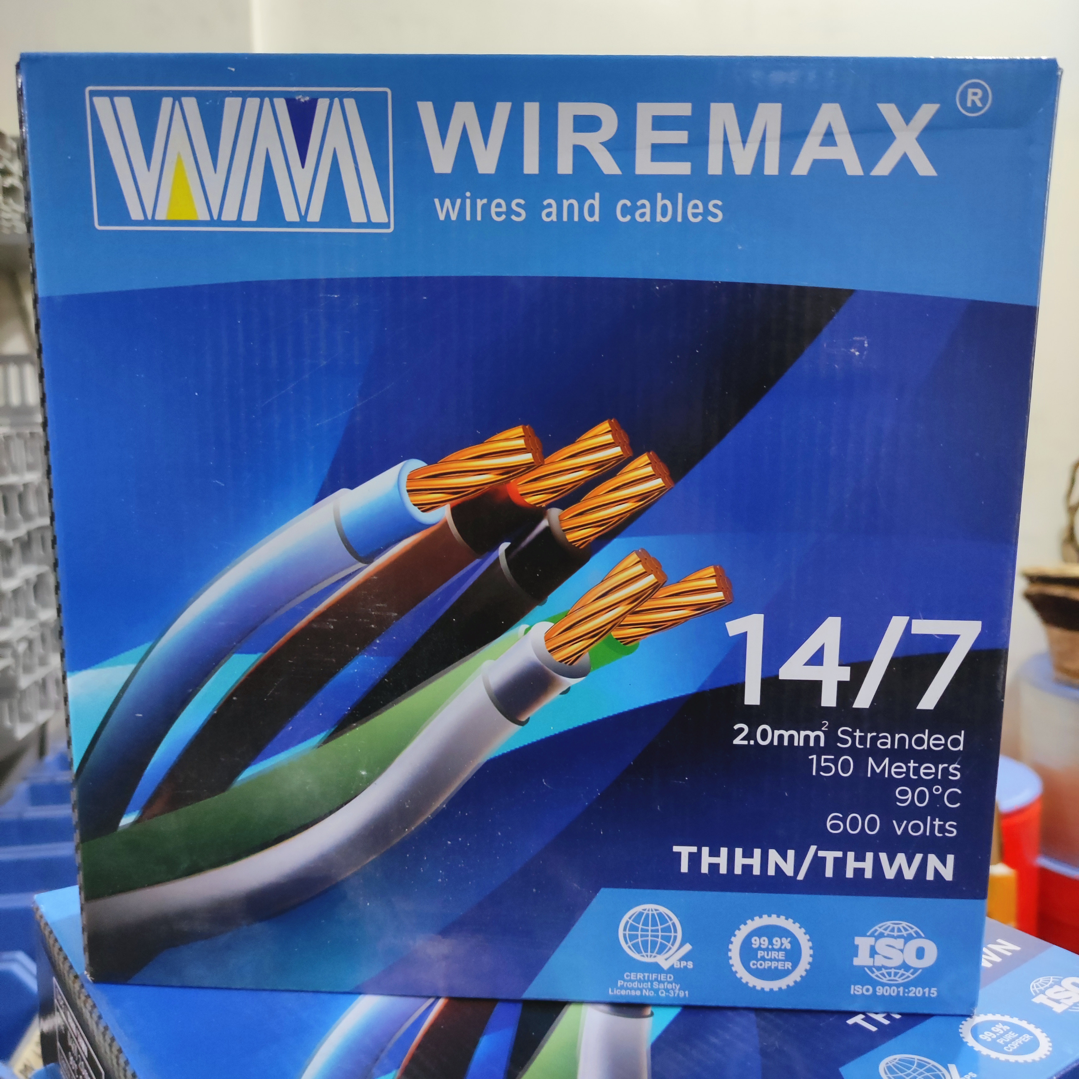 WireMax THHN Wire #14 #12 #10 #8 2.0mm 3.5mm 5.5mm 8.0mm 150meters ...