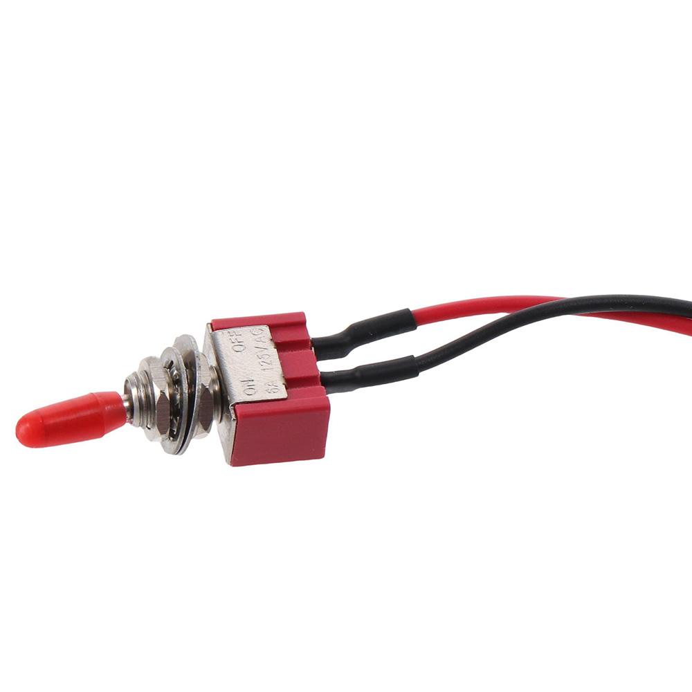 1/8Pcs Switch 2 Position 2 Pins Miniature Toggle Switch SPST MTS-101 ...