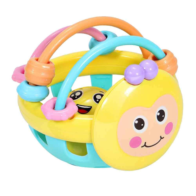 Hot Funny Toys Pc Soft Rubber Cartoon Bee Hand Knocking Dumbbell Baby ...