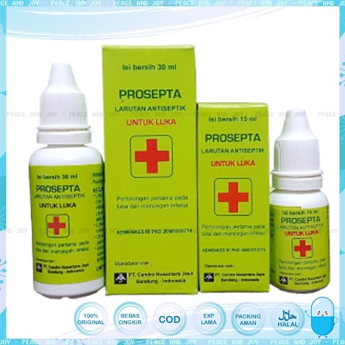 PROSEPTA LARUTAN ANTISEPTIK UNTUK LUKA OBAT MERAH 30 ML | Lazada Indonesia