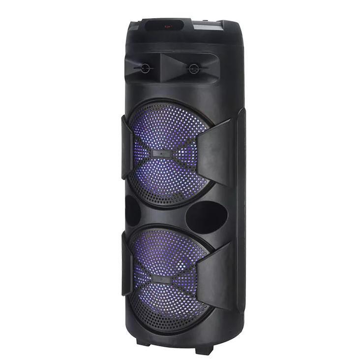 Super Big Sounds Karaoke Bluetooth 24-inch Speaker Trolley Handled HIFI Subwoofer Speaker With ...