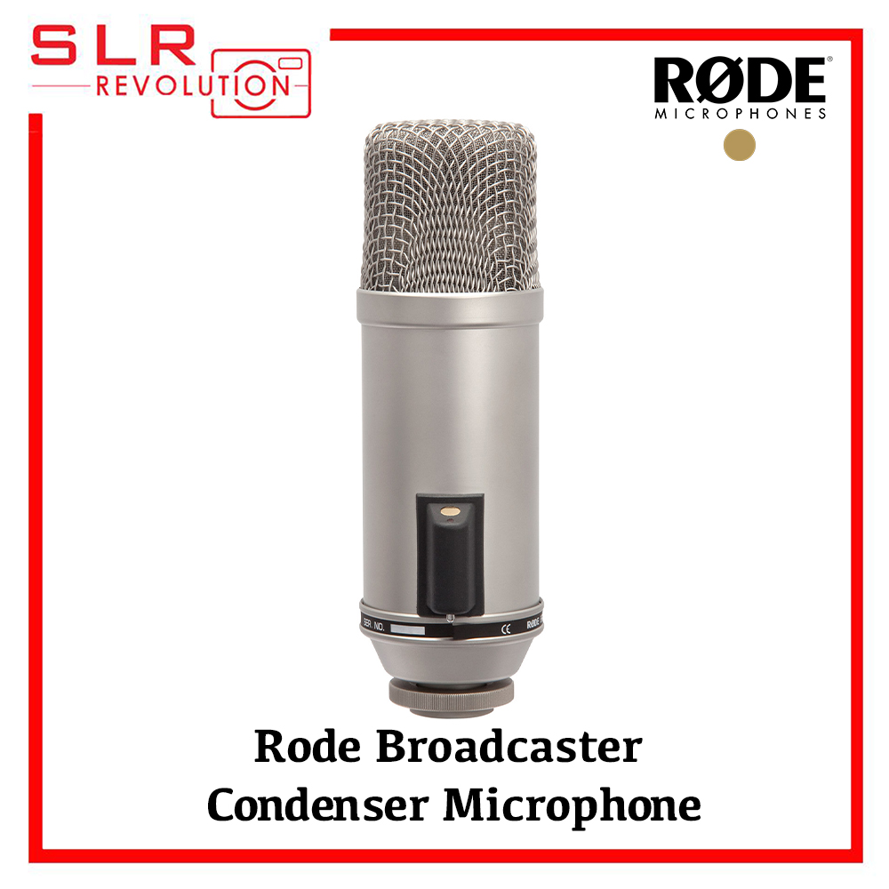 RODE Broadcaster End-Address Broadcast Condenser Microphone | Lazada ...