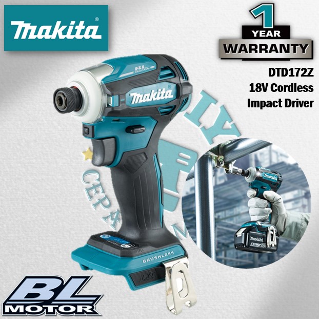 MAKITA DTD172Z / DTD172RTJ 18V Cordless Impact Driver ( New Makita Launching Product ) | Lazada