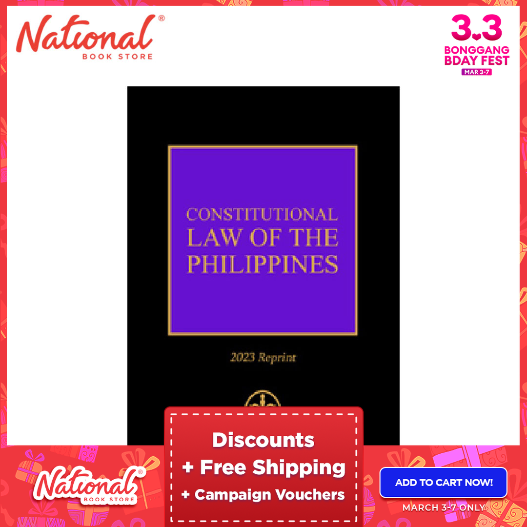 Constitutional Law of the Philippines (Codal - 2023 Reprint) by CBSI ...