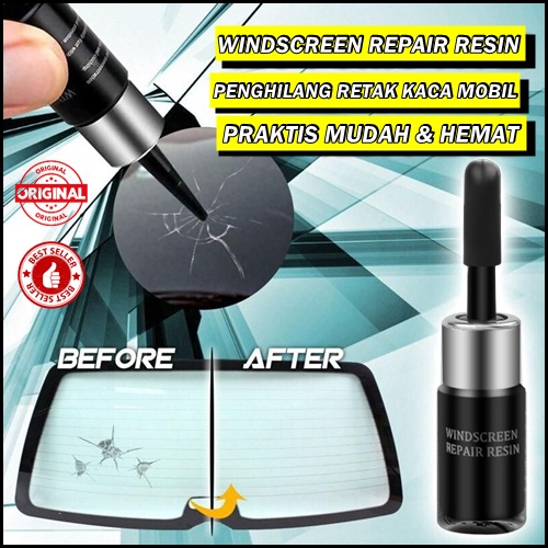 Windscreen repair resin retak kaca mobil alat perbaikan kaca retak lem ...