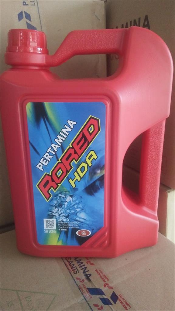 Oli transmisi gardan truk 140 Rored HDA Pertamina 4 liter galon ...