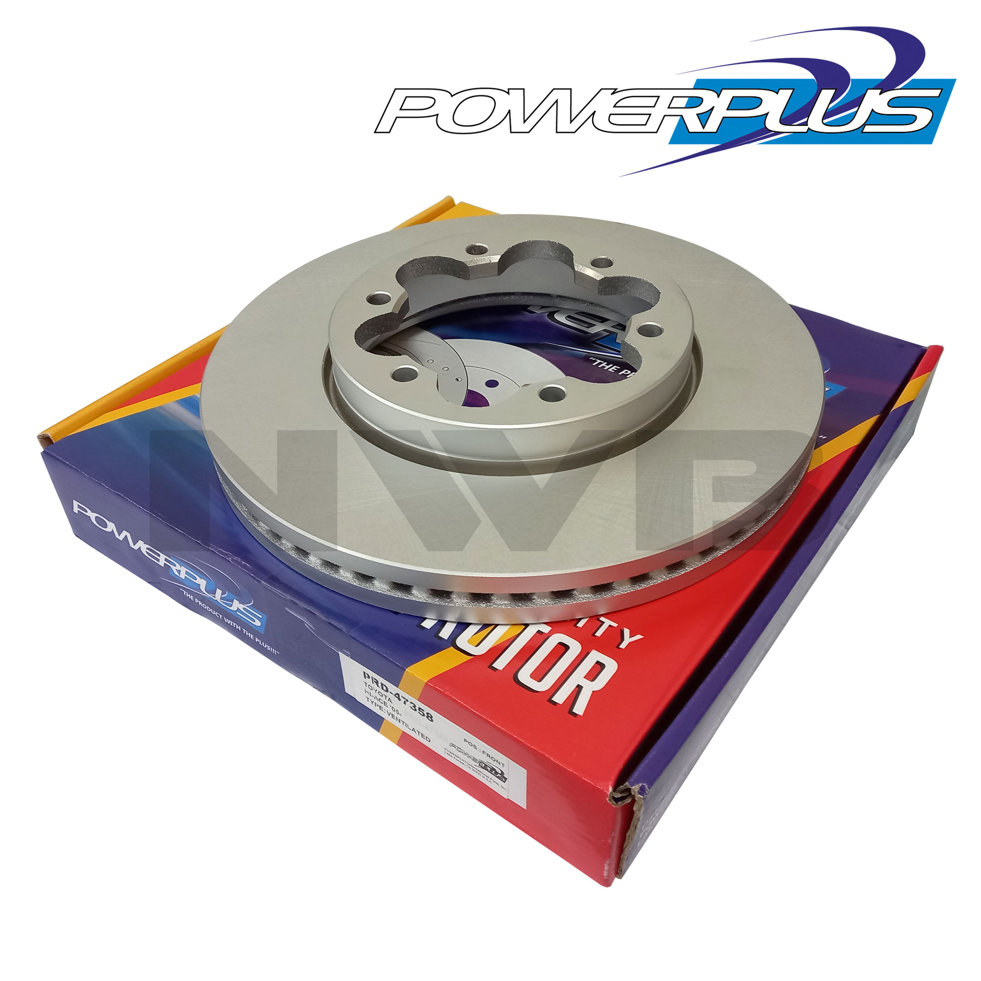 Powerplus Brake Disc Rotor Front for Toyota Hi-Ace 2005-2016 | Lazada PH