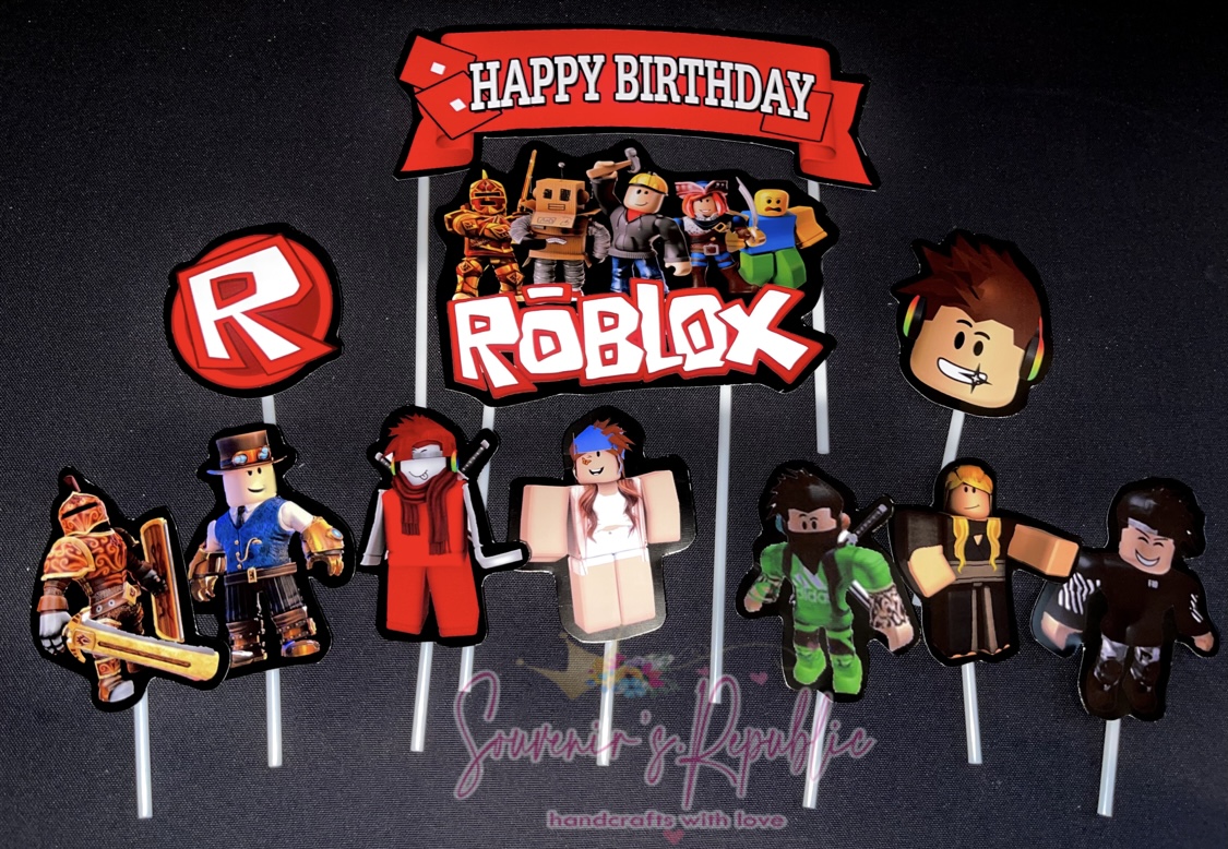 ROBLOX Personalized Cake Topper Set | Lazada PH