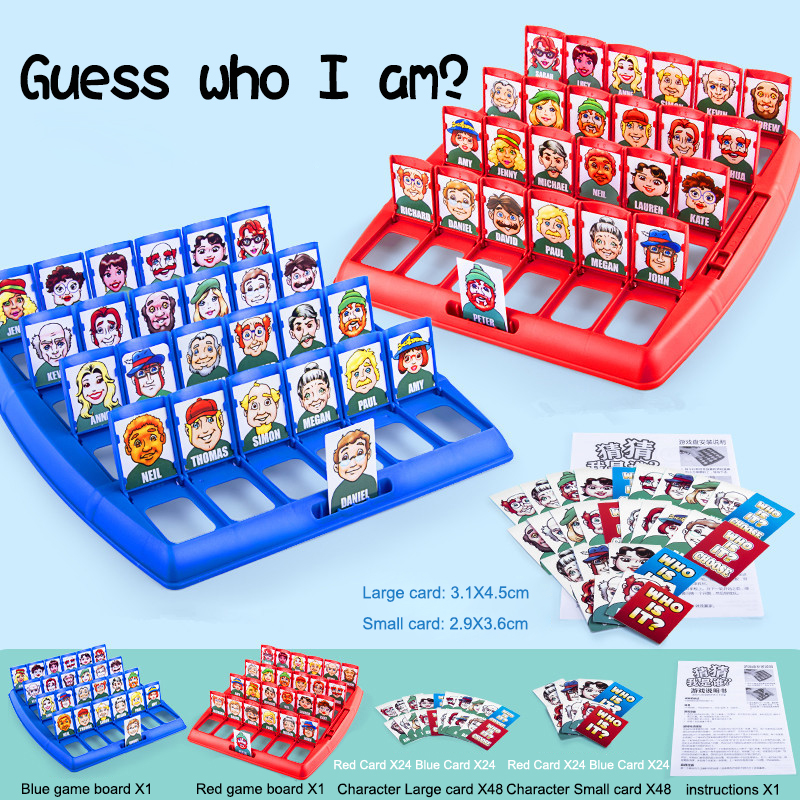 【SmartHorizon】Guess Who I Am, A Toy Two Person Card Game, Battle ...