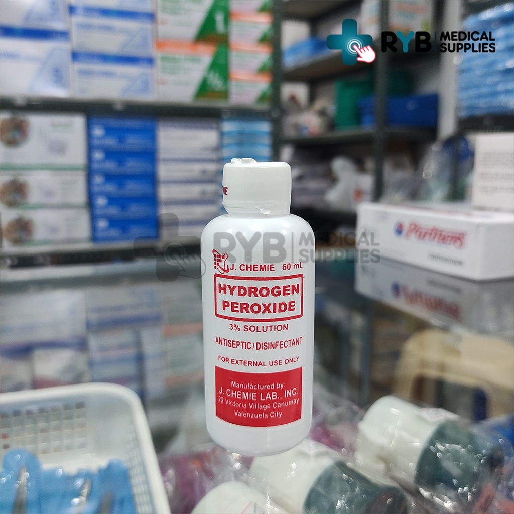 J.CHEMIEAGUAPER Hydrogen Peroxide 3 (60ml 120ml) Agua Oxinada | Lazada PH