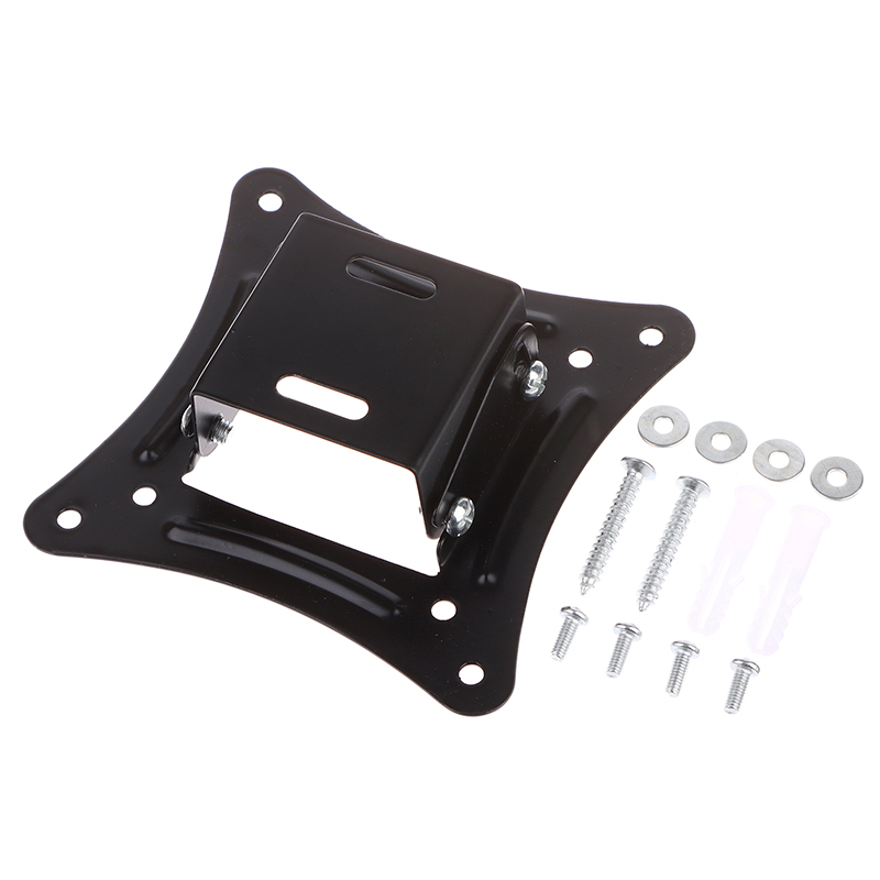 1Set 14-27Inch TV Mounts LCD LED Monitor Wall Mount Bracket Fixed Flat ...