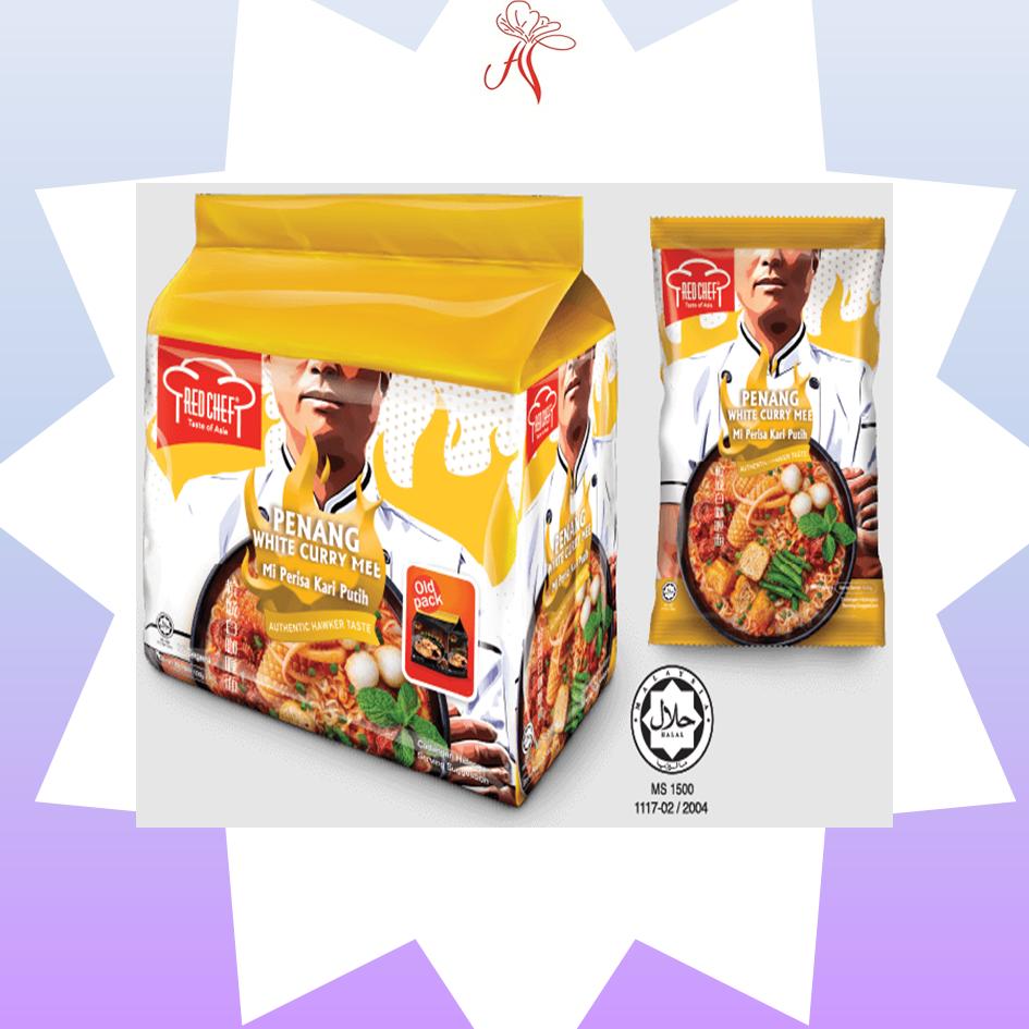 Red Chef Penang White Curry Mee 100GX4 Huat Tiong | Lazada
