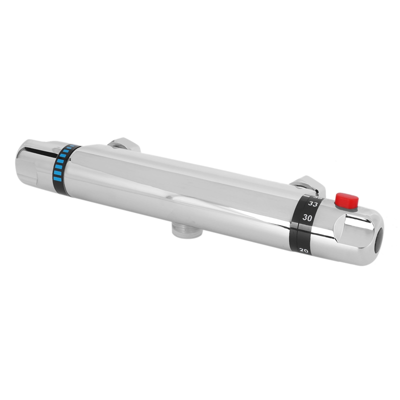 Chrome Thermostatic Bar Shower Mixer Valve Anti Scald Tap - The Century ...