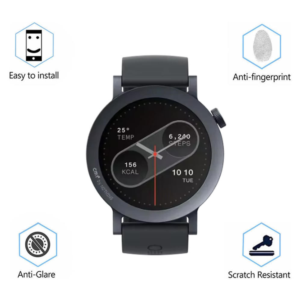 【Sleek】 Metal Bezel Ring For CMF Watch Pro 2 Replacement Watch Cover ...