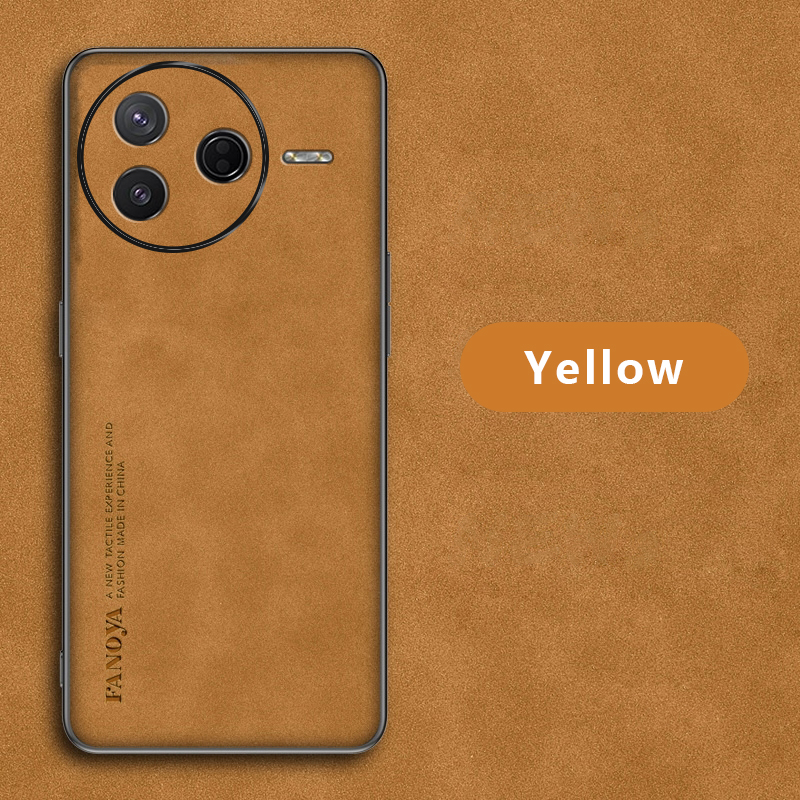 Tokifu For Redmi K80 K80 Pro Lambskin Leather Pounch Silicone ...