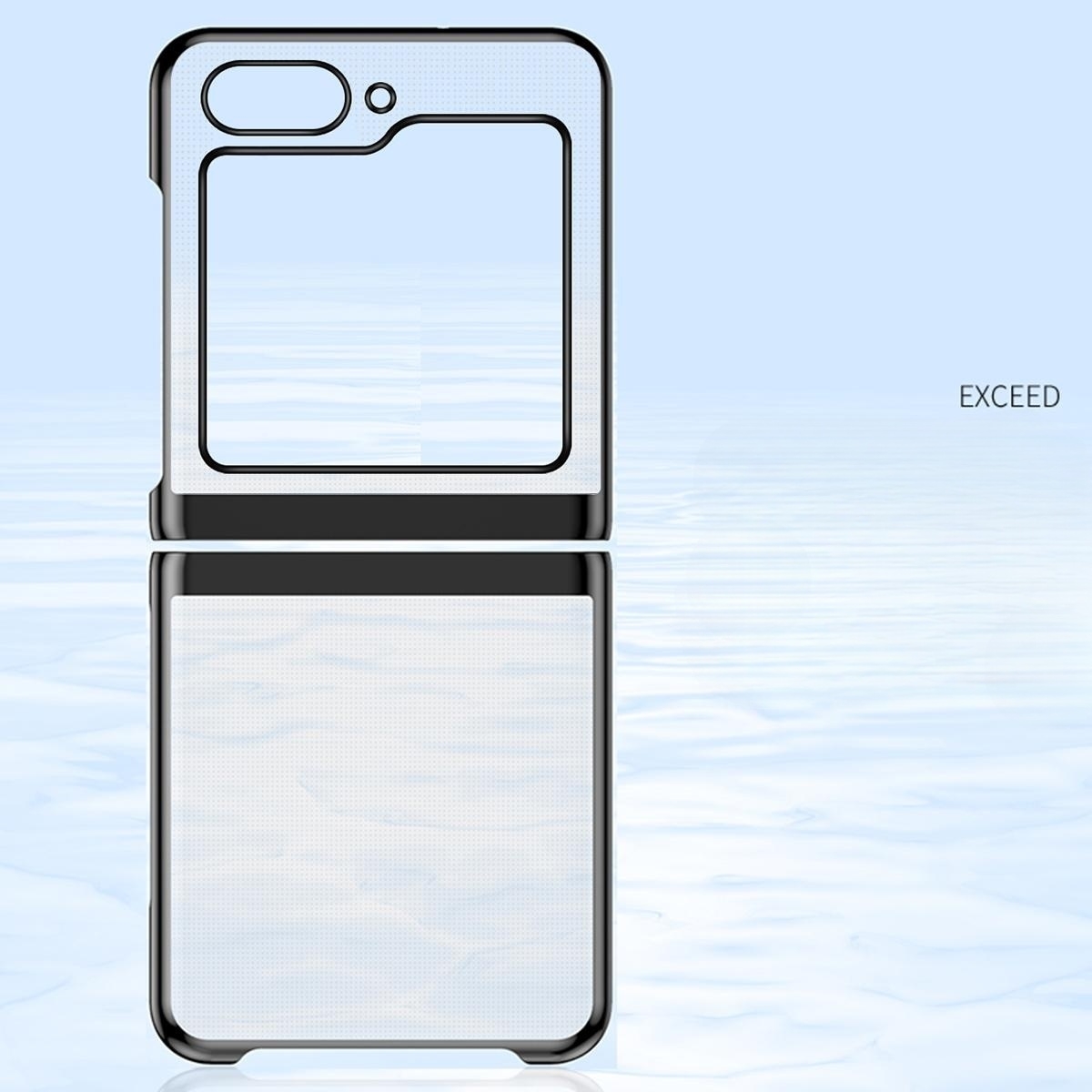 Phone case Samsung Galaxy Z Flip5 Zflip 6 Transparent Plating ...