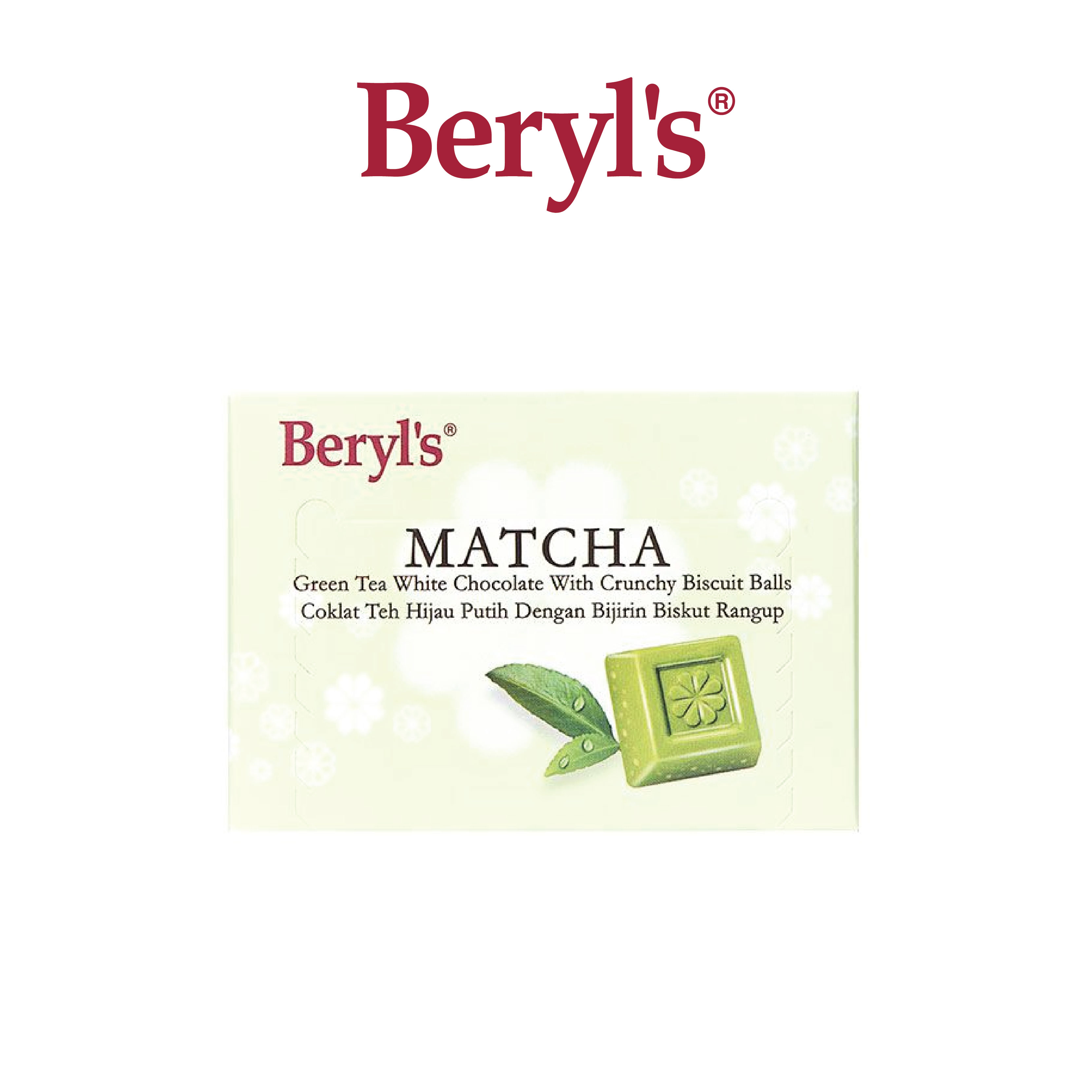 Beryl's Matcha Green Tea Chocolate With Crunchy Malt Puff 60g | Lazada
