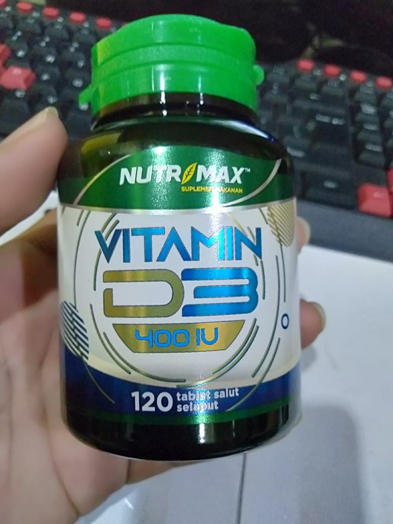 NUTRIMAX VITAAMIN D3 400IU ISI 120 TABLET DAN SYRUP ORIGINAL | Lazada ...