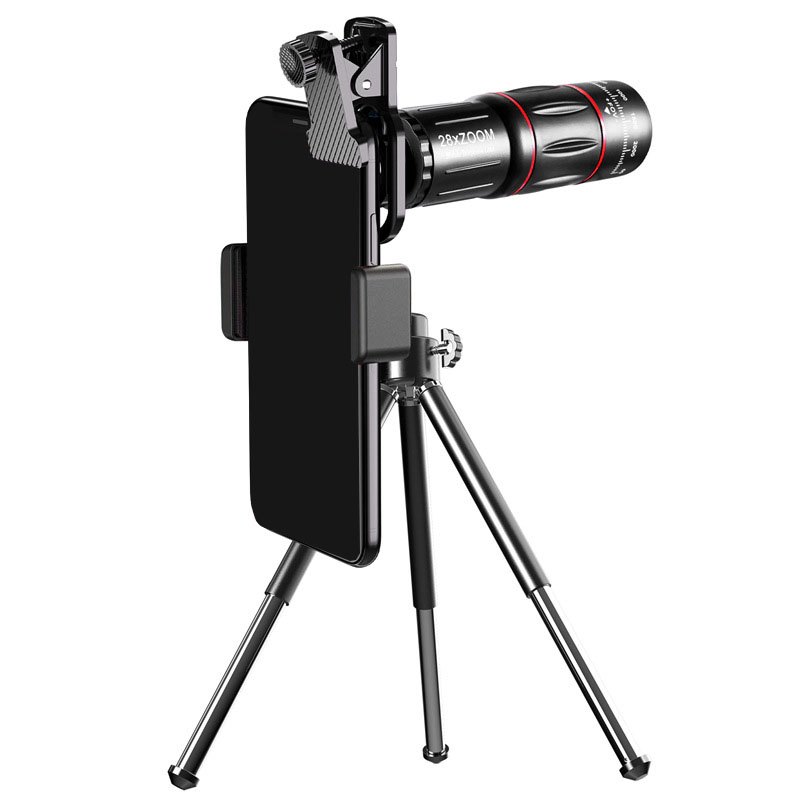 28 X 4K HD Mobile Phone Camera Lens Telescope Zoom Macro Lens for ...
