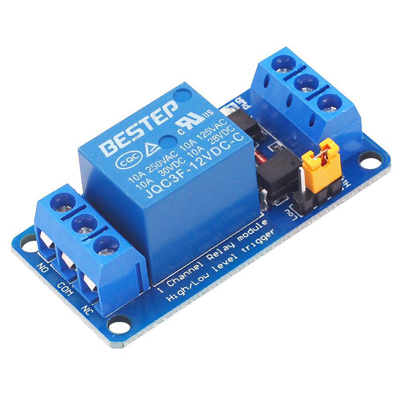 3.3V 5V 12V 24V 1 Channel Relay Module High and low Level Trigger Relay ...