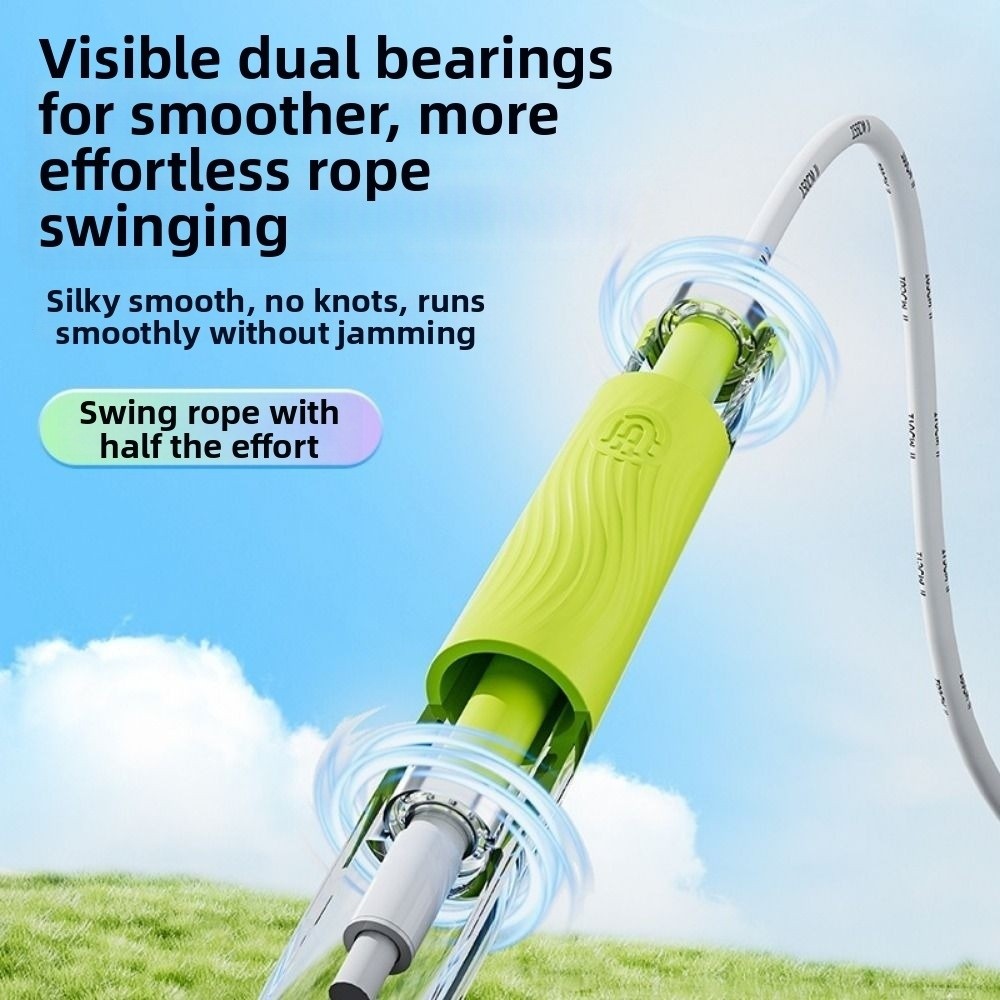 Useful Anti-Skid Speed Skipping Rope Double Bearing Weight Loss Jump ...