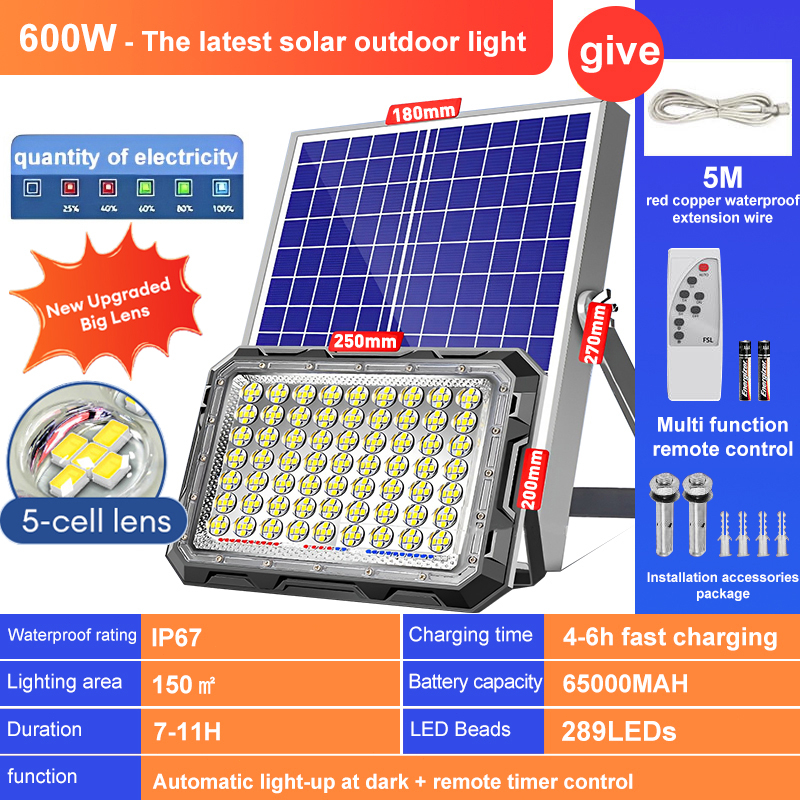 (5 Years Warranty) Solar light Outdoor Lighting 5in1 The new upgrade ...