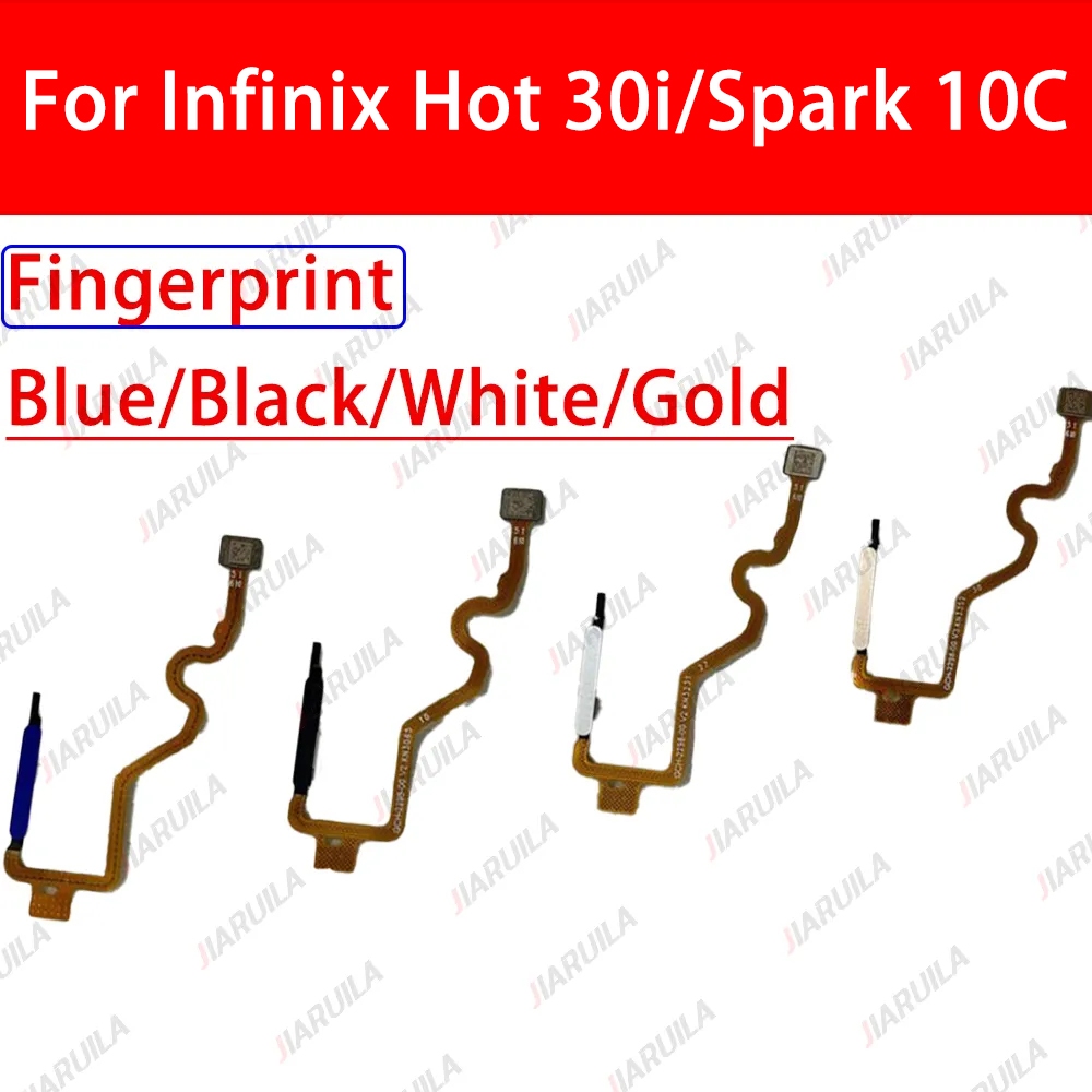 New for Infinix Hot 30i Tecno spark 10C fingerprint sensor fingerprint ...