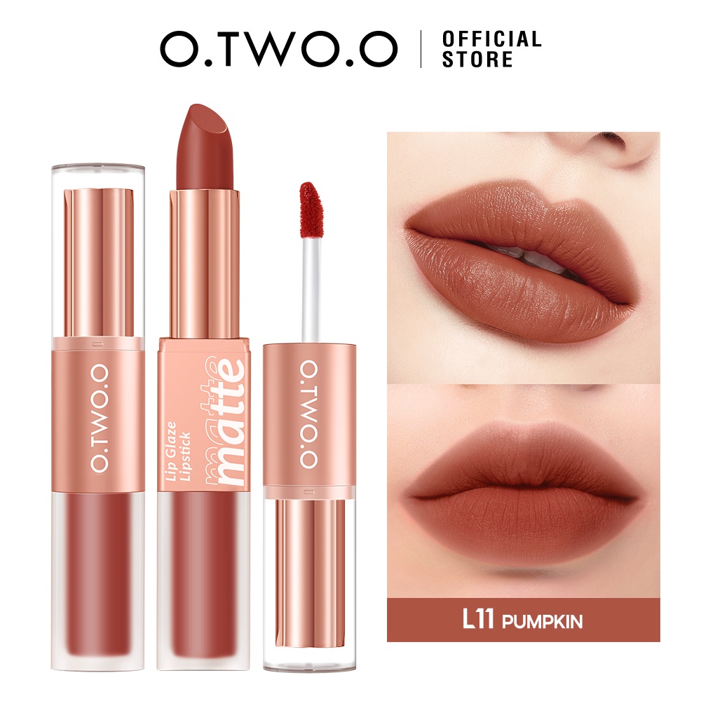 O.TWO.O Splendid Matte Double Ended Lipstick - Intense Color Dual-Stick ...