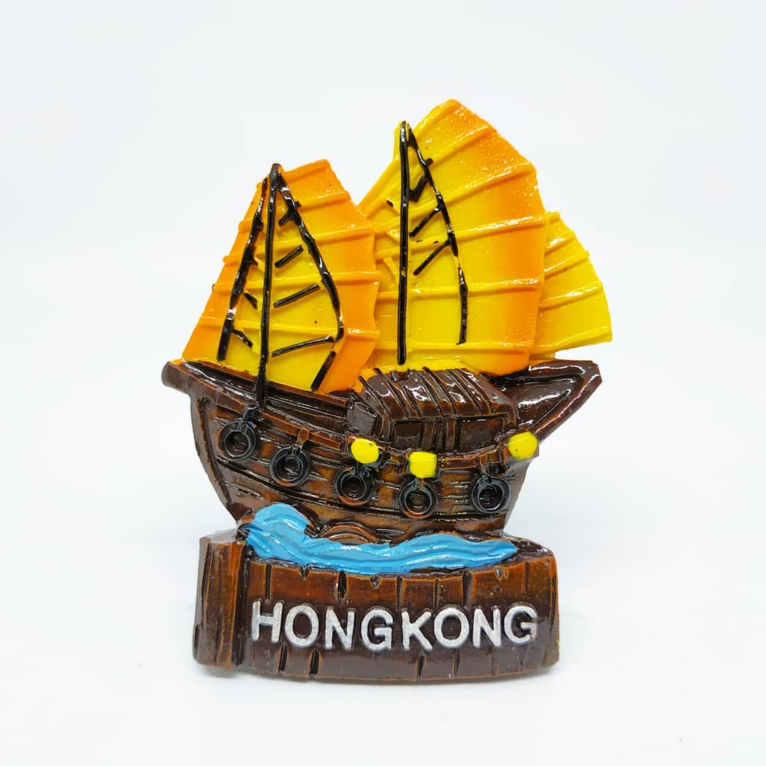 Fridge Magnet Tempelan Magnet Kulkas Souvenir Negara Hongkong Hong Kong ...