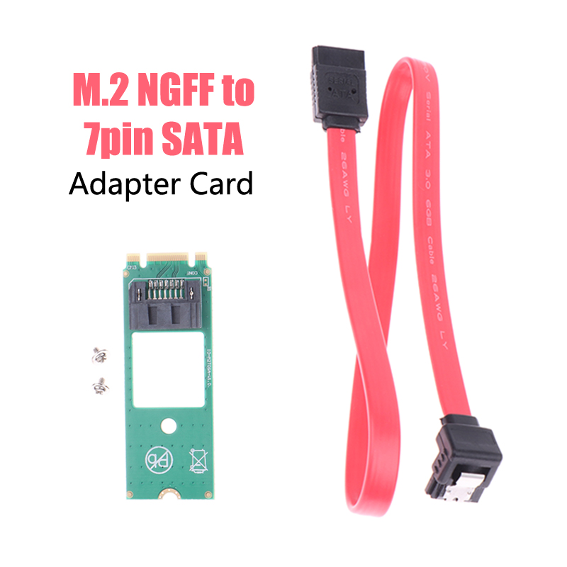 M.2 NGFF To 7Pin SATA Adapter SSD Converter Adapter Card NGFF Detection ...