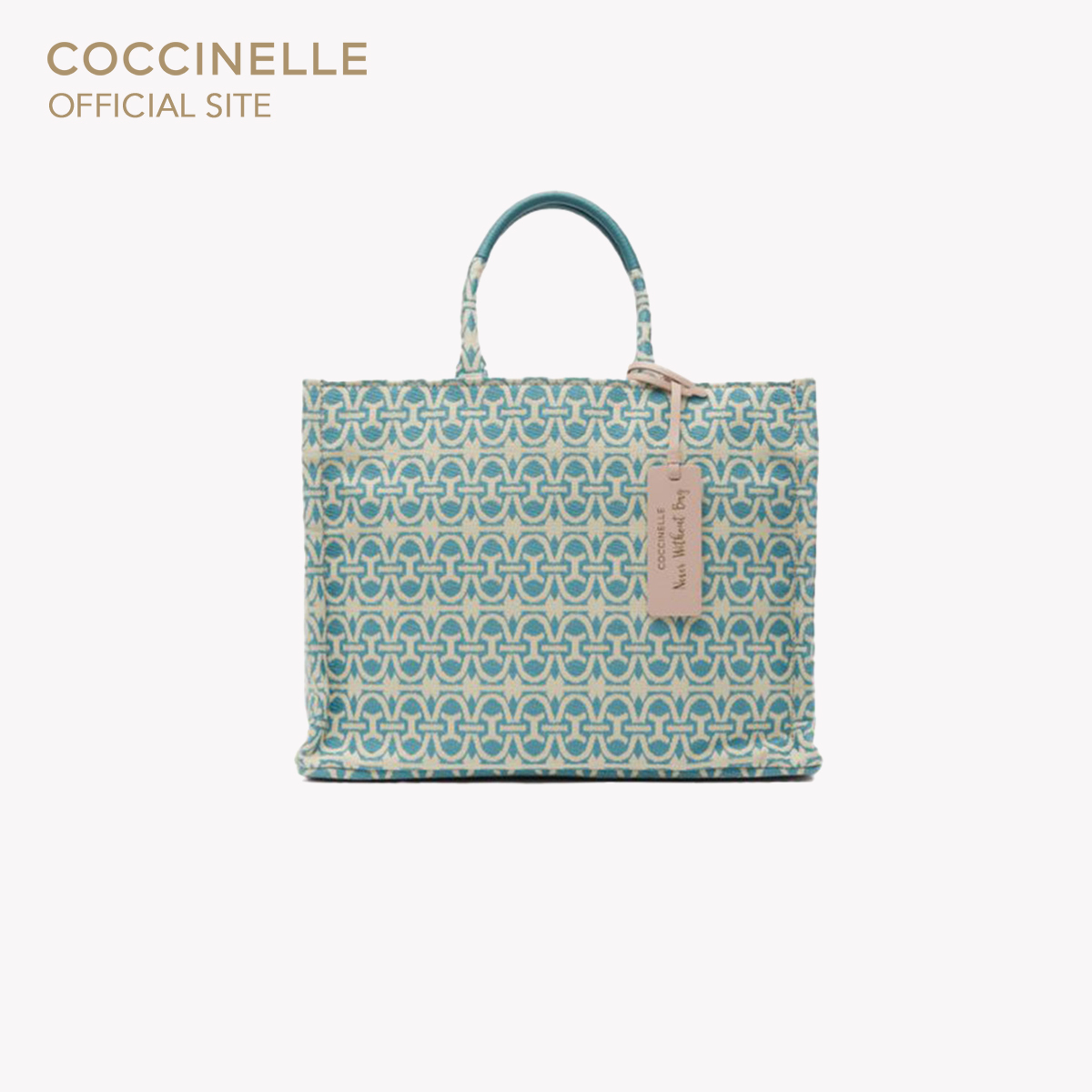 COCCINELLE NEVER WITHOUT BAG JACQUAR Handbag 180201 MULT.AQUA/AQUA ...