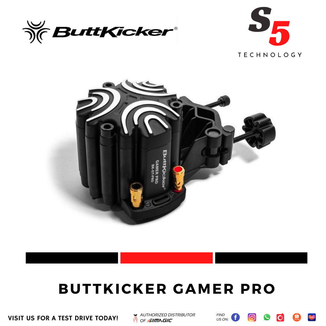Buttkicker Gamer Pro/Buttkicker触觉/sim赛车触觉振动/沉浸式sim赛车模拟器 | Lazada Singapore