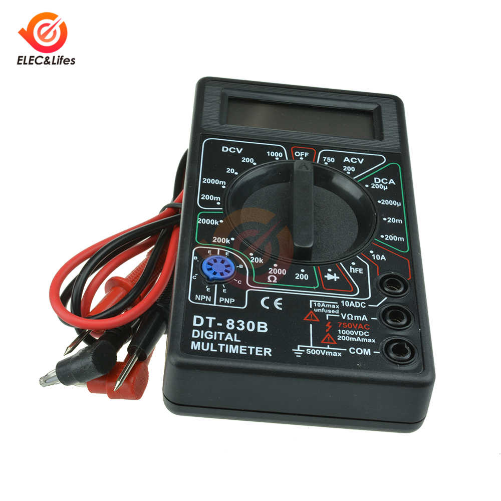 【Discount offer】DT830B AC/DC Voltage LCD Digital Multimeter 750/1000V ...
