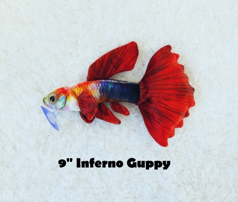 Inferno Guppy - Plushies Soft Toy from Original Green Pleco (US Brand ...
