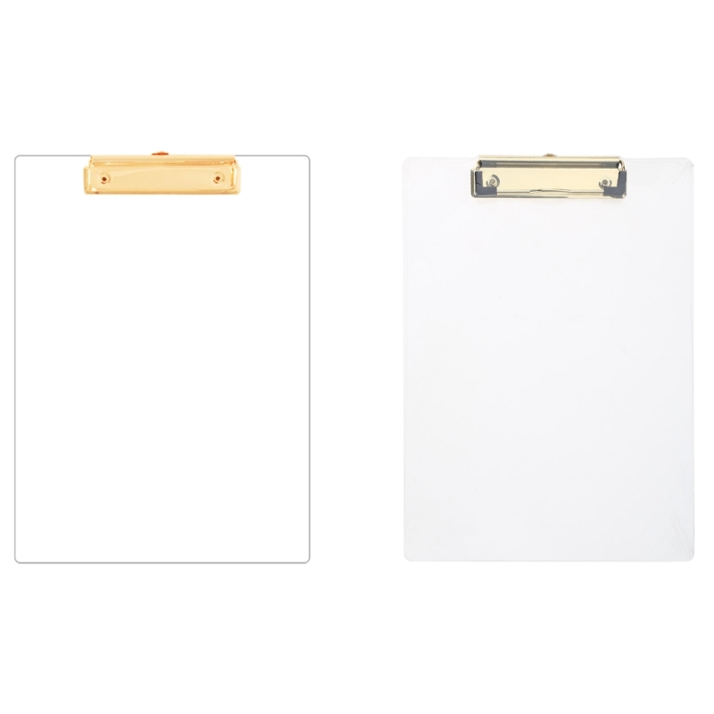【LKFJ4OOOJL】Portable Clipboard Vertical Writing Pad Clear Acrylic ...