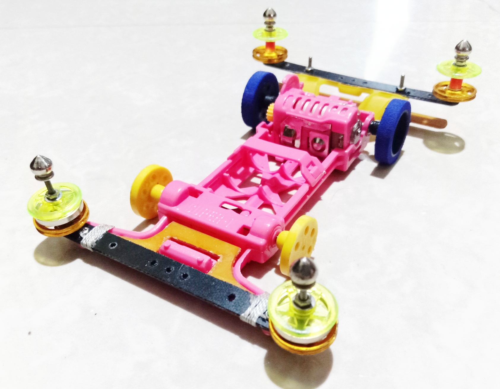 Mobilan Tamiya SLOOP/SPEED + DINAMO KILIKAN Mini 4wd rakitan KENCANG ...