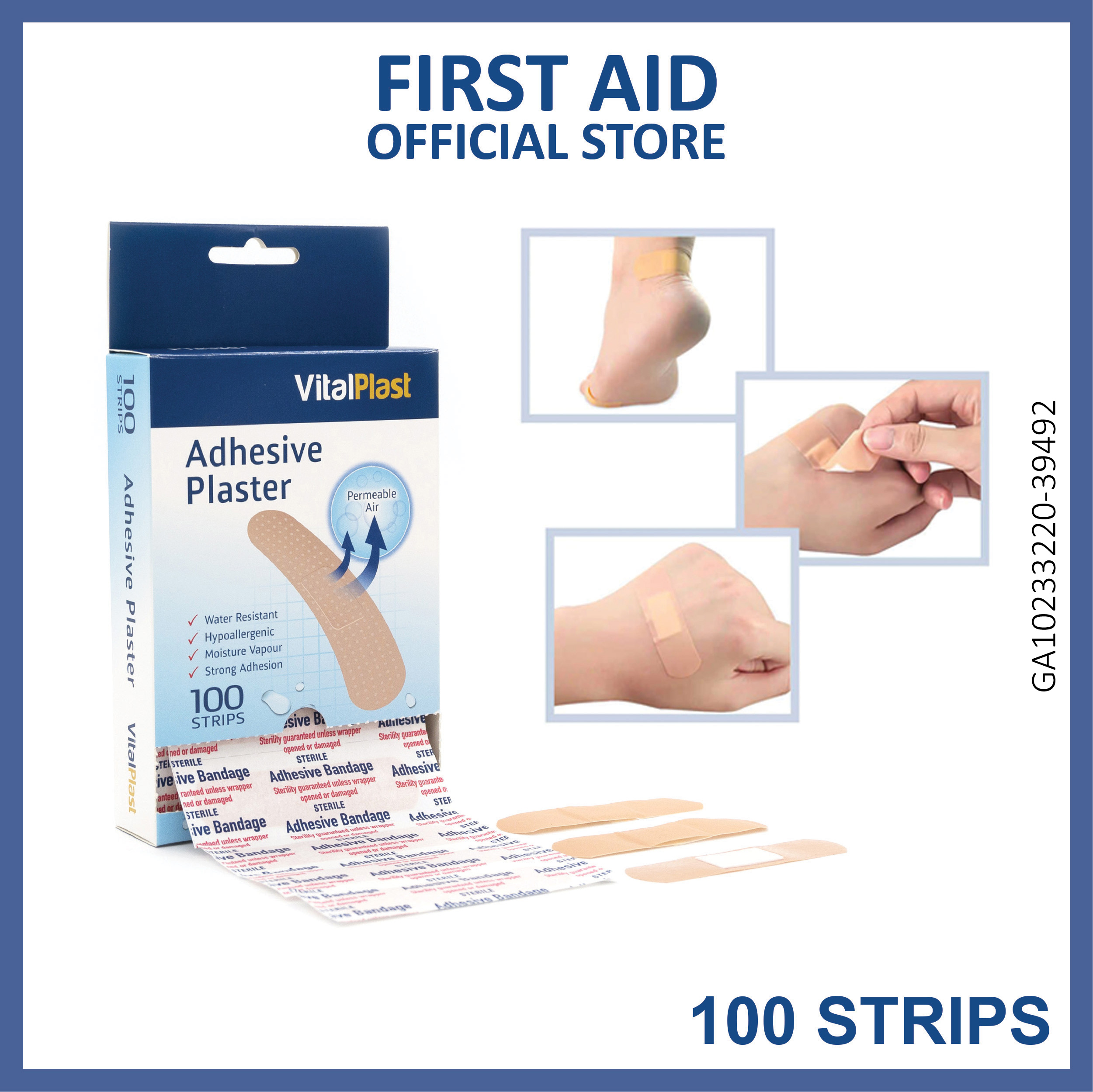 PE Medium Brown Plaster ( Box of 100 strips ) | Lazada