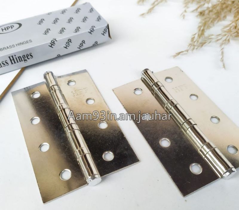 Engsel pintu HPP Jendela 4 " inch x 2,5" inchi 6,2 cm x 9,5 cm tebal 1 ...