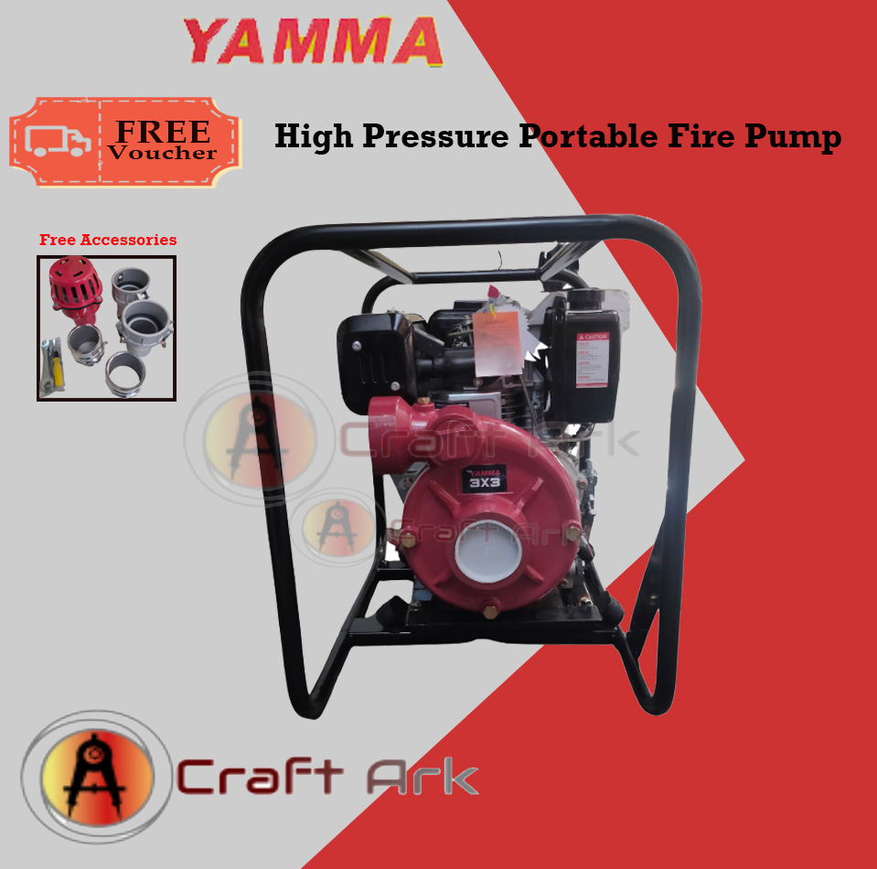 Yamma High Pressure Portable Fire Pump 12 HP | Lazada PH