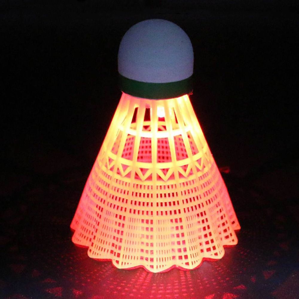 Training Light-up LED Badminton Lighting Balls Glowing Luminous ...