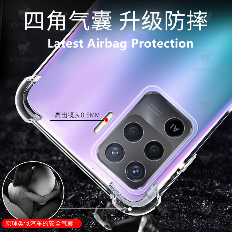 xipare for OPPO A94 4G Shock Absorbing Ultra Clear Jelly Case Soft ...