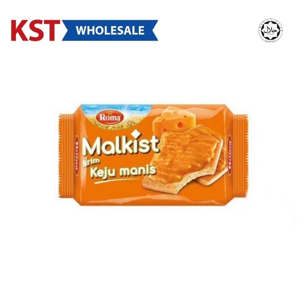 Roma Malkist Keju Manis 115g x 4's | Lazada