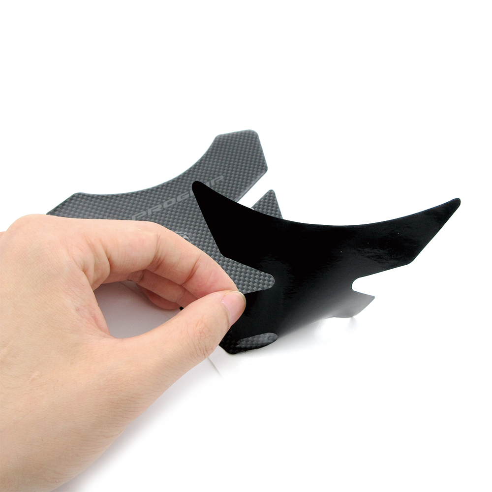 Carbon Fiber Motorcycle Fuel Gas Cap Cover Protector Pad Sticker Decals ...