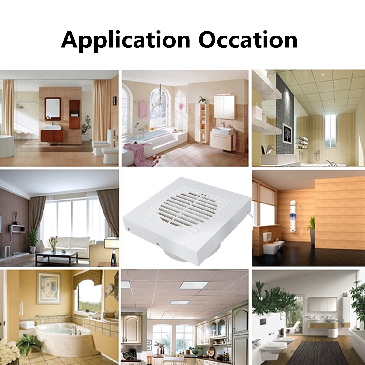 6'' Ventilator New Extractor Exhaust Fans Blower Wall Window Toilet ...