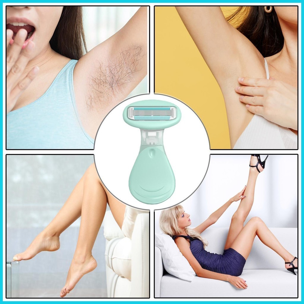 Womens Razors for Shaving Painless No Black Spots Manual Hair Removal ...