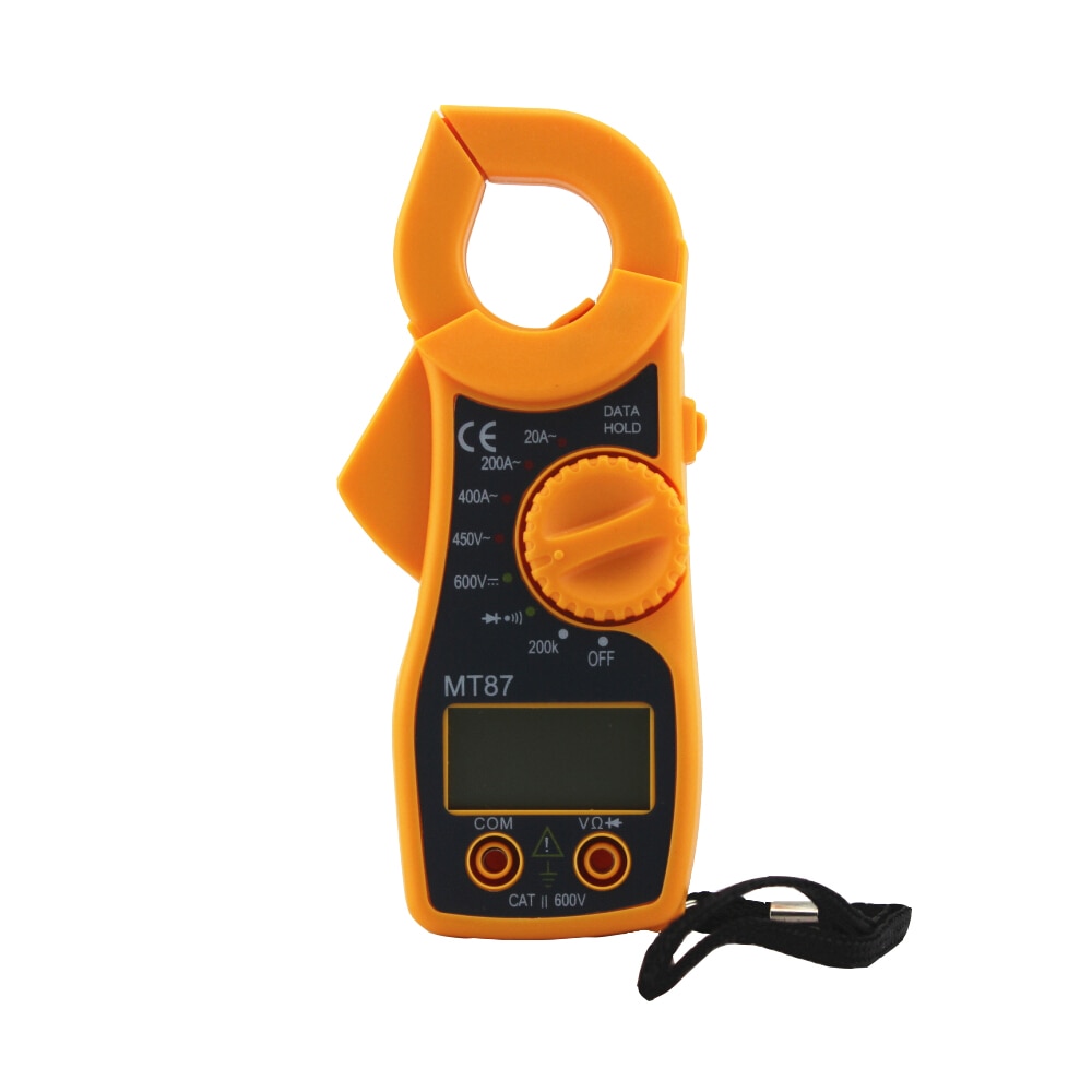 【New design】Mini MT87 Digital Clamp Multimeter Amper Clamp Meter Test ...