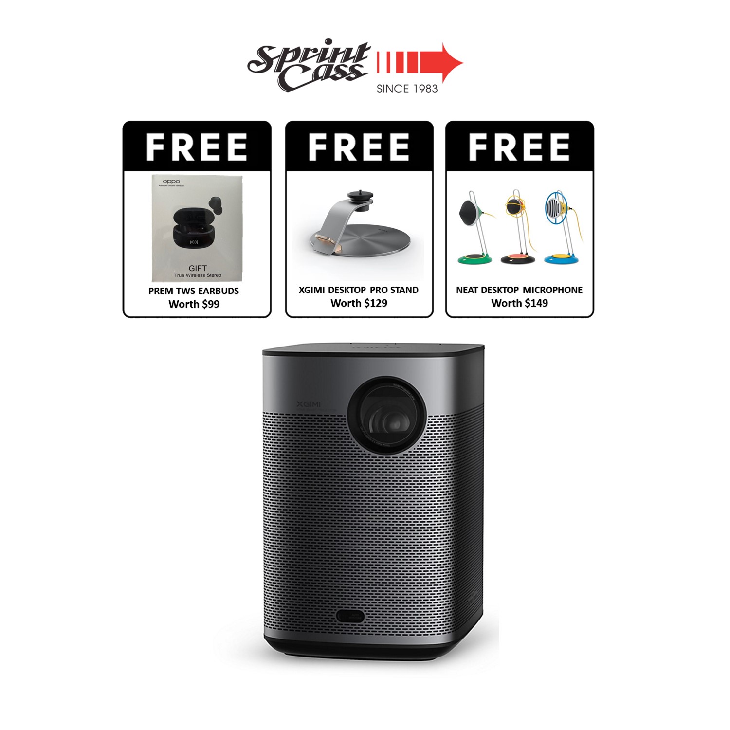 XGIMI Halo+ / HALO PLUS Projector Smart Portable Projector- Global ...