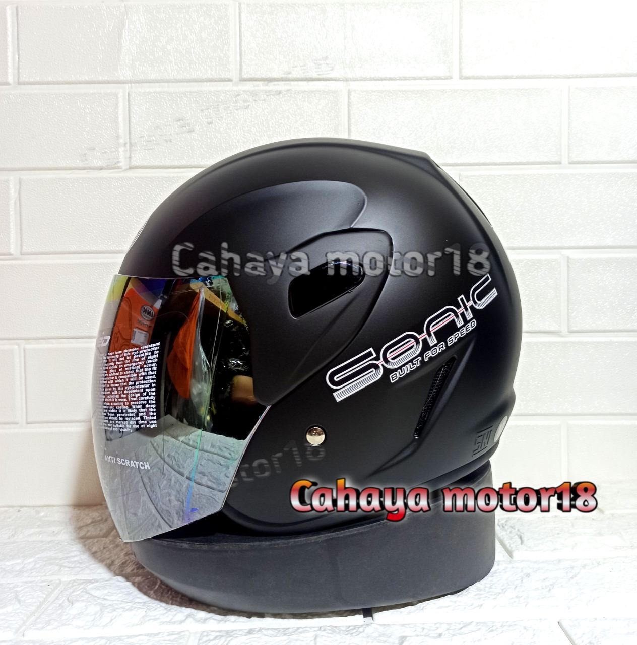 HELM MAZ SONIC DOFF SNI|HELM HALF FACE MURAH | Lazada Indonesia