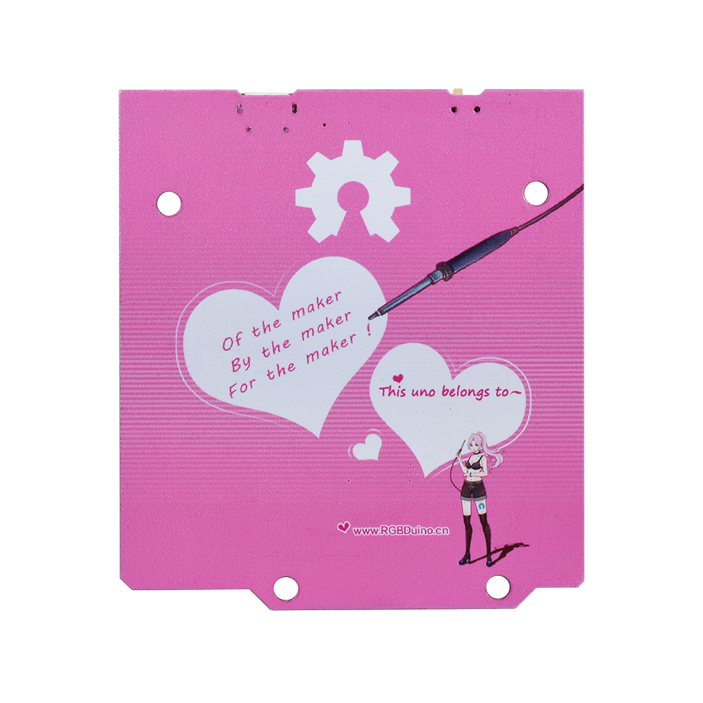 RGBDuino UNO V1.2 Jenny Development Board ATmega328P Chip CH340C VS Arduino UNO R3 Upgrade For ...